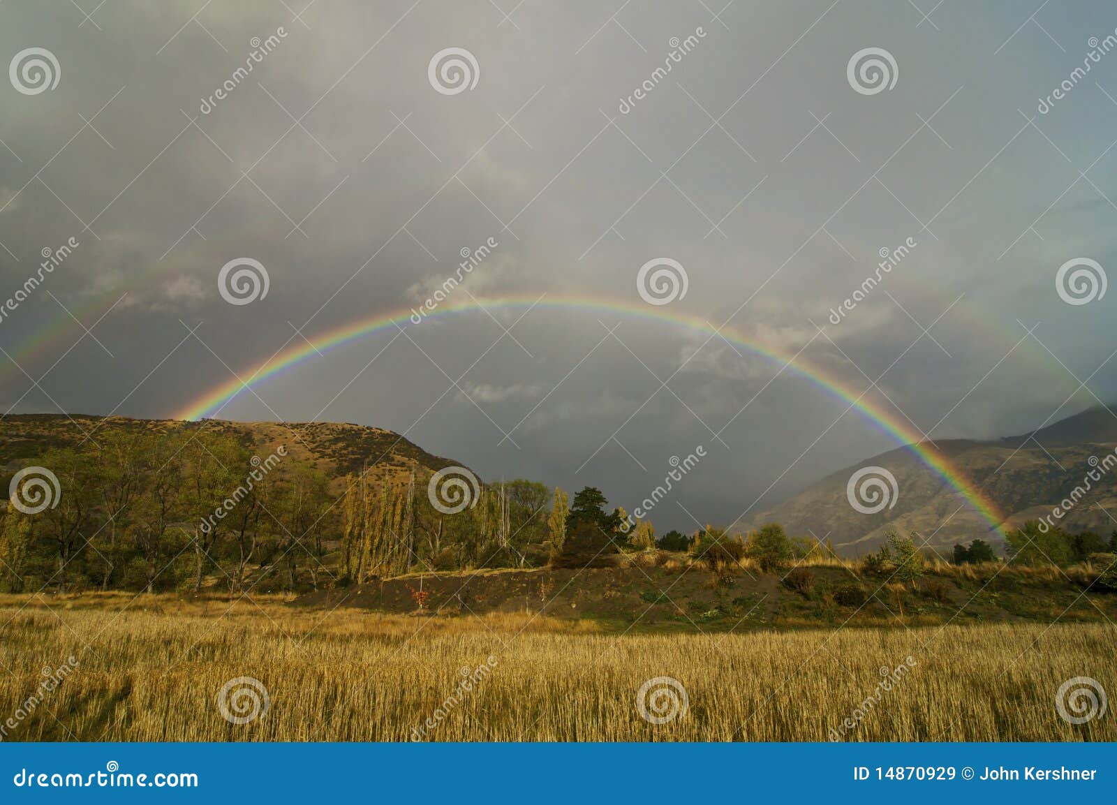 Double Rainbow Panorama Stock Image | CartoonDealer.com #53467975
