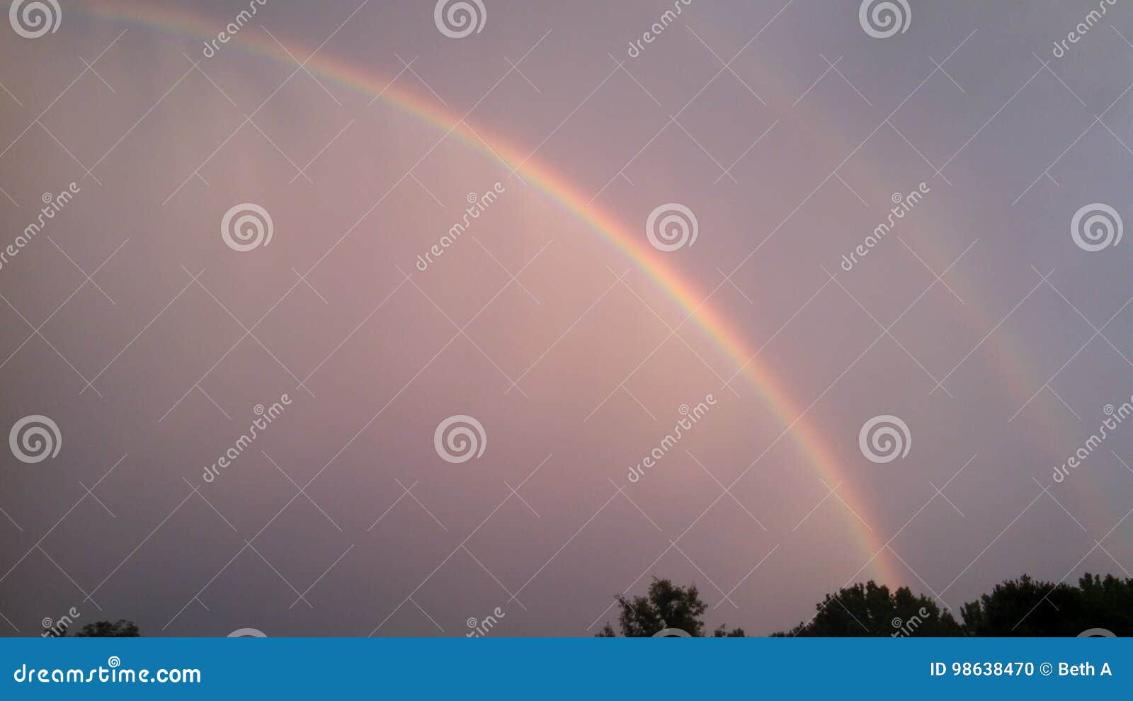 Double rainbow stock photo. Image of bright, rainbow - 98638470