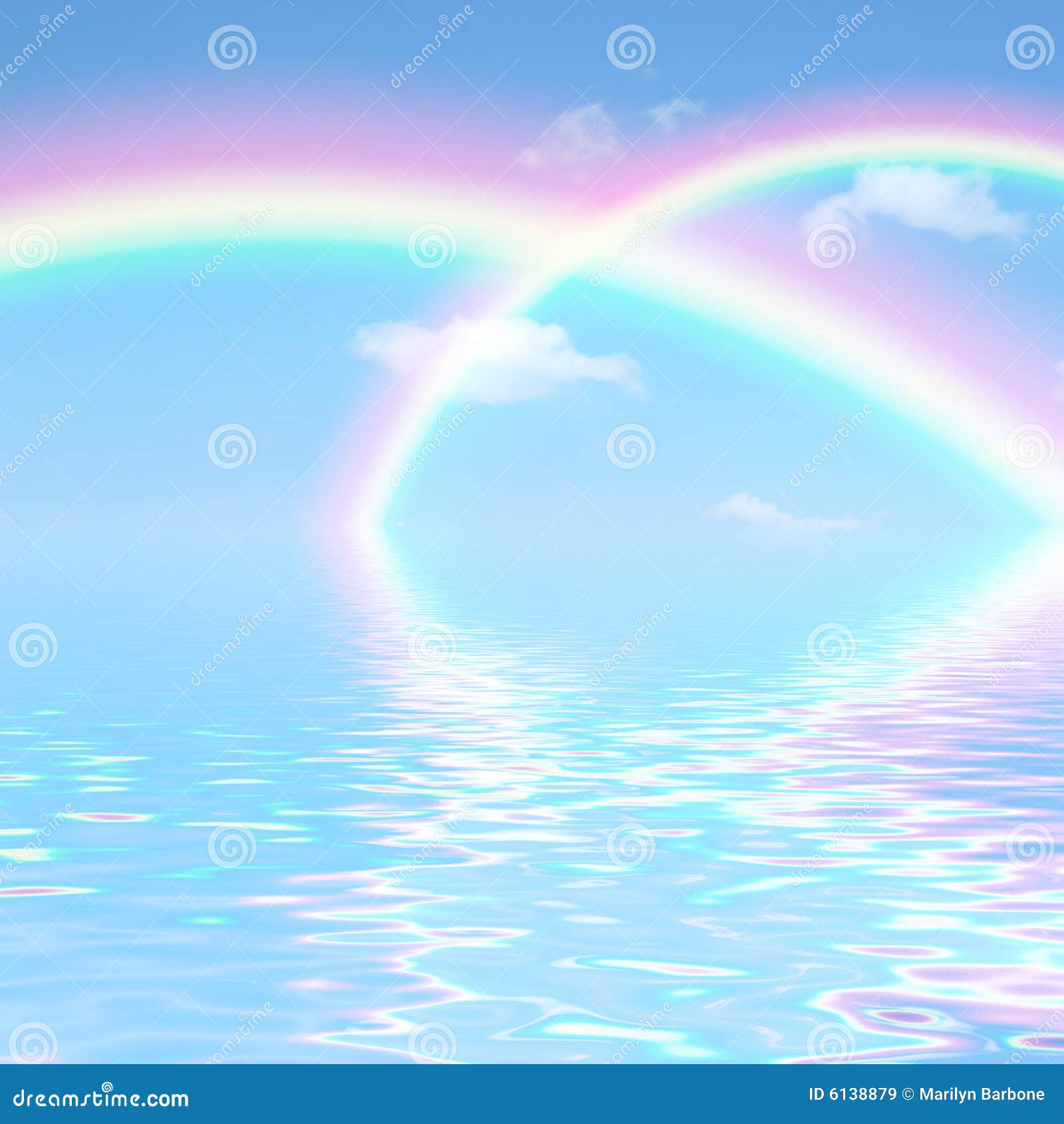 Double Rainbow Fantasy stock image. Image of skies, beauty - 6138879