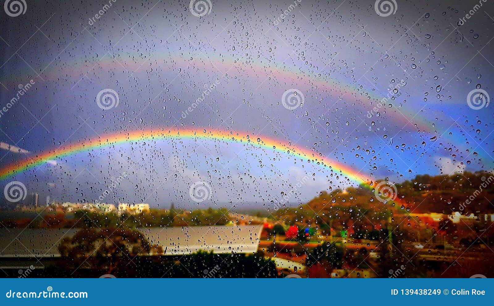 Double Rainbow stock image. Image of western, australia - 139438249