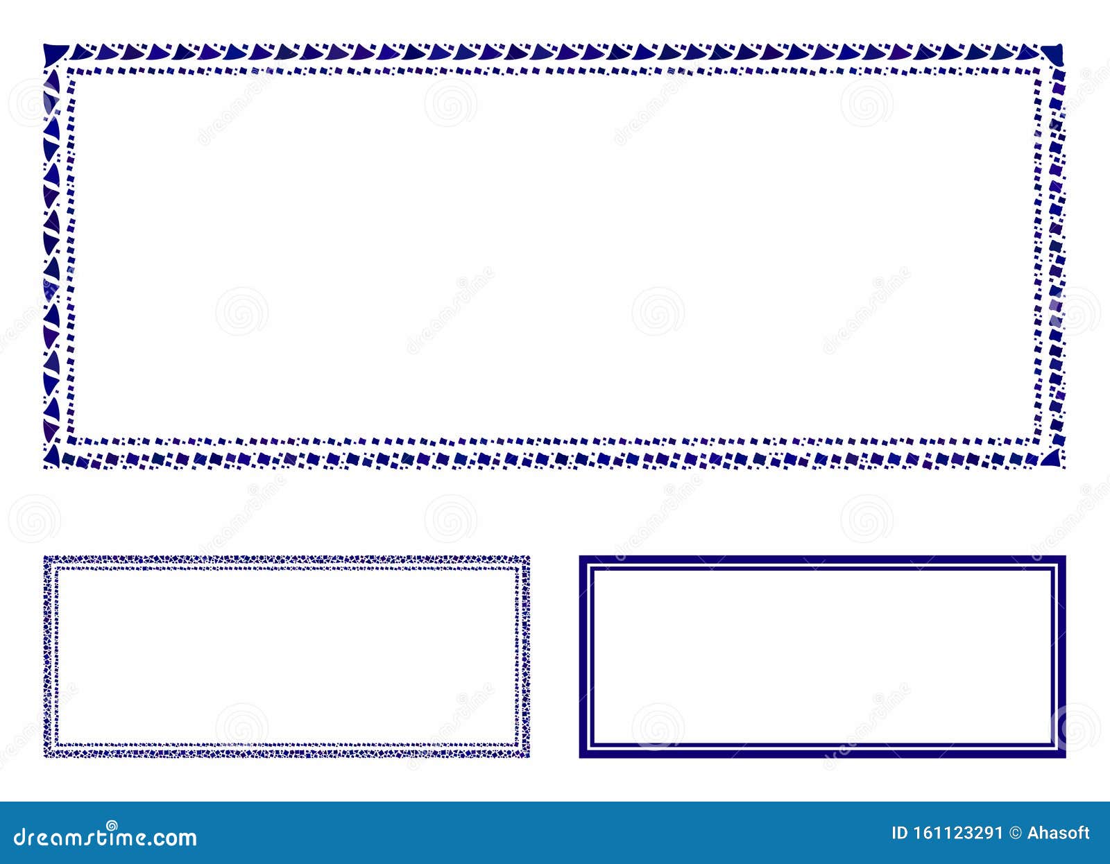 Double Rectangle Frame Composition Icon of Bumpy Items Stock Vector ...