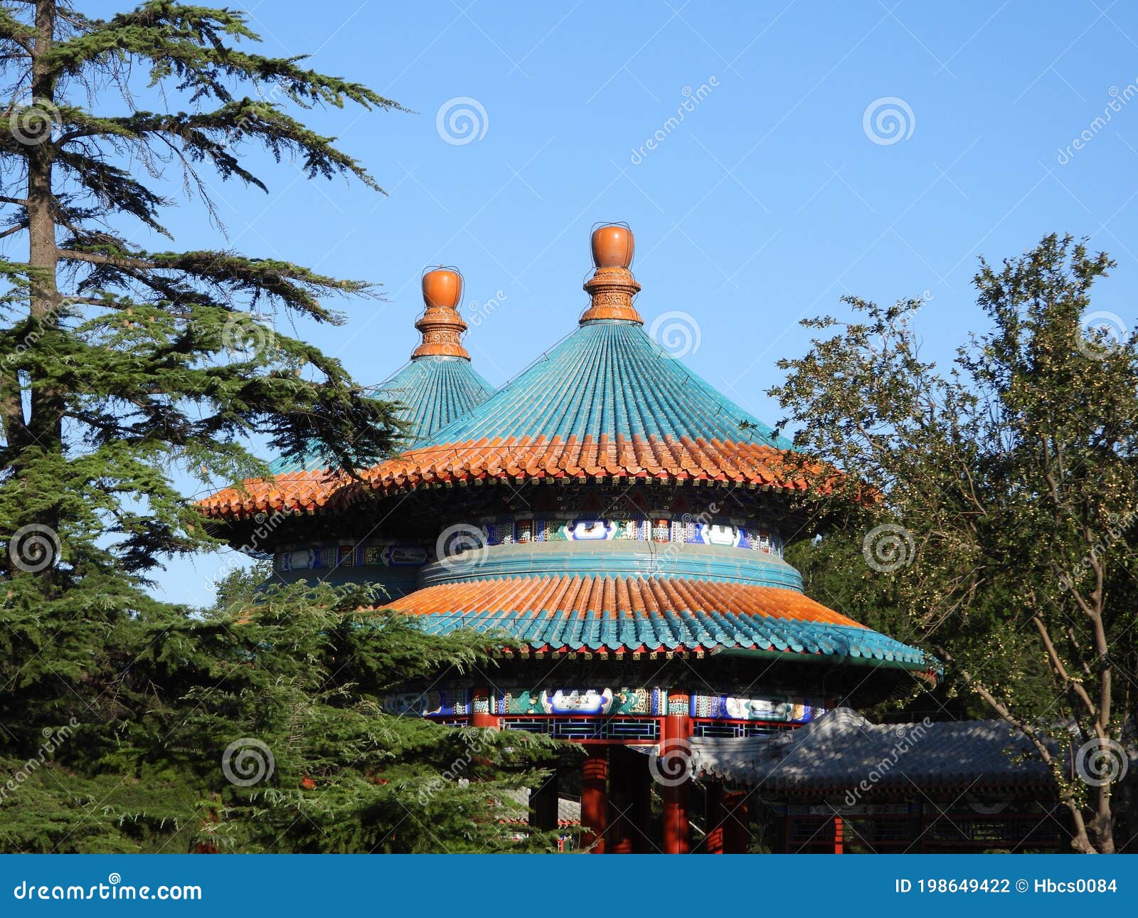 Longevity Pavilion, Double Ring Road, Temple Of Heaven Park, Beijing ...