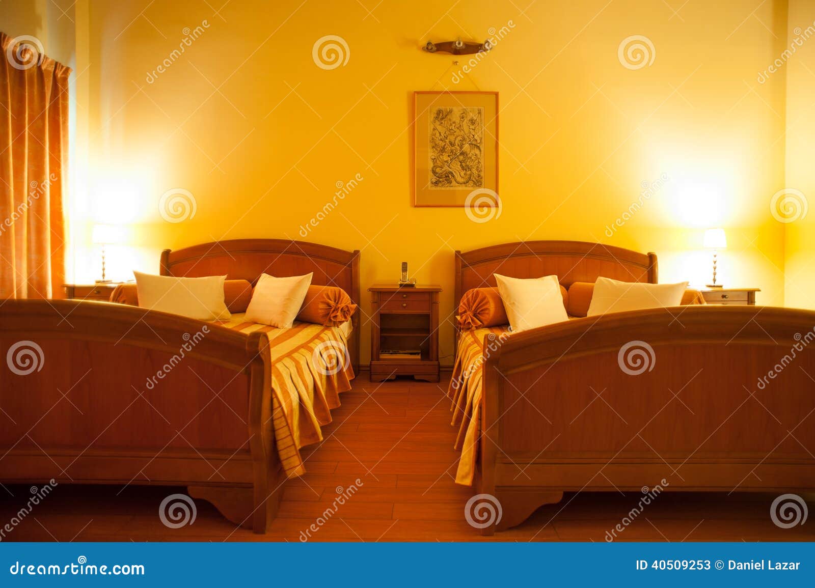 Double room stock image. Image of room, modern, elegant - 40509253