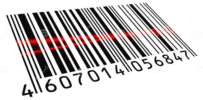 Double scanned BarCode stock vector. Illustration of binary - 19945938