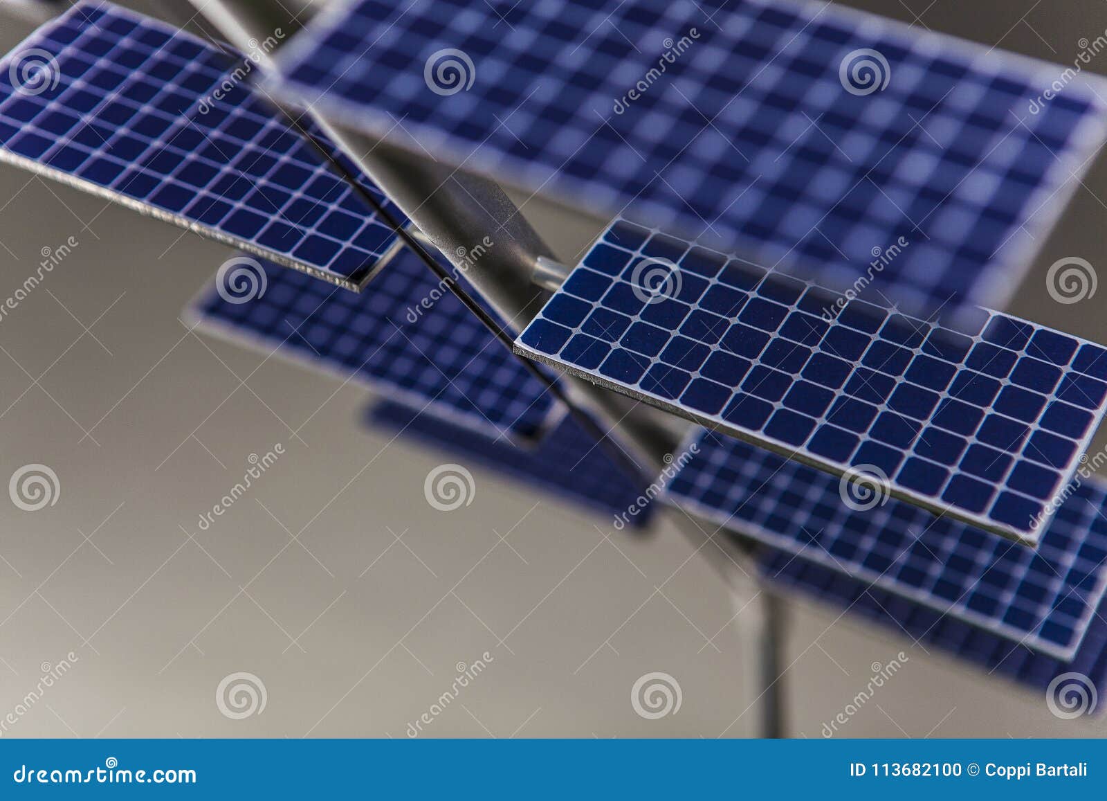 Double Series of Solar Panels Stock Photo - Image of economy, power ...