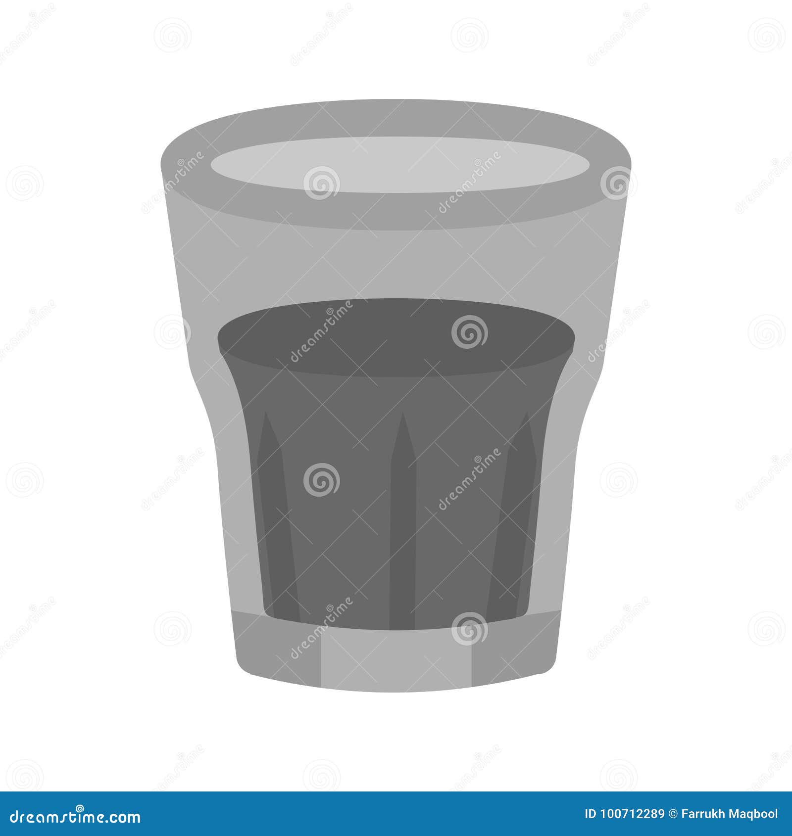 Double Shot stock vector. Illustration of glass, shot - 100712289