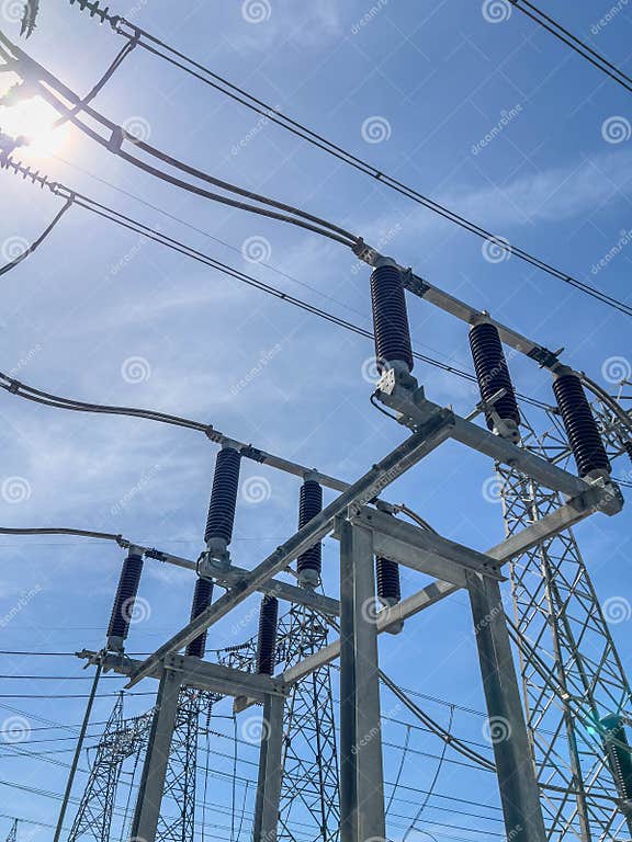 Double-side Break Disconnecting Switch Stock Photo - Image of circuit ...