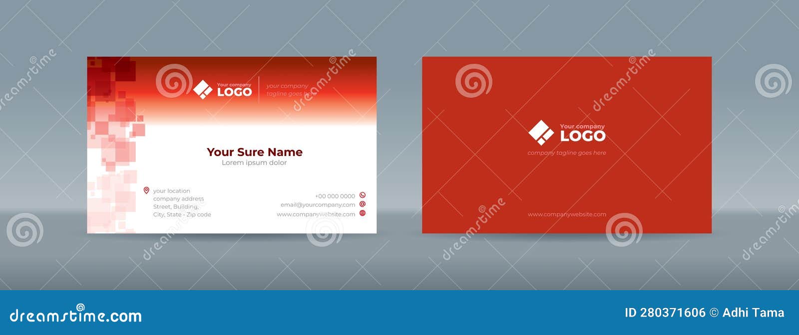 Double Sided Business Card Templates with Random Transparent Rectangle ... Double Sided Business Card Templates with Random Transparent Rectangle ...