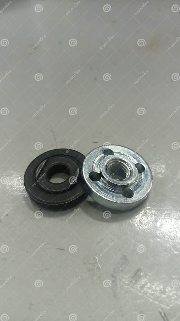 Double Sided Grinding Wheel Lock Two Stock Photo - Image of double ...