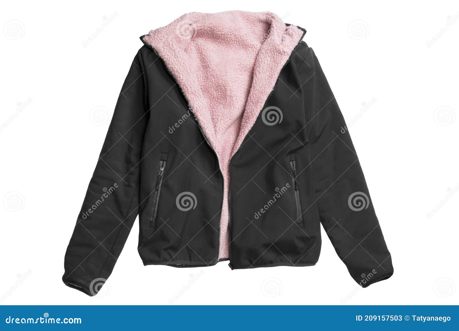 Double Sided Jacket Isolated Stock Image - Image of garment, object ...