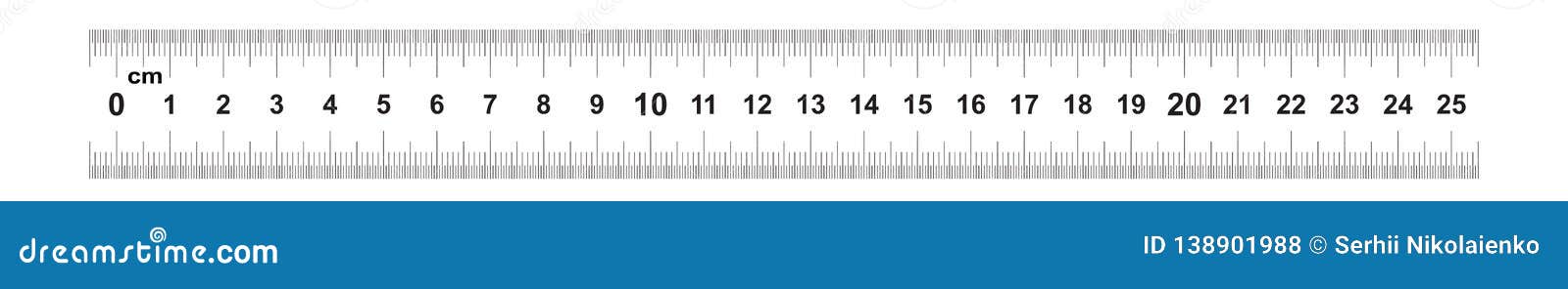 Double Sided Ruler 25 Centimeter Or 250 Mm. Value Division 0.5 Mm ... Double Sided Ruler 25 Centimeter Or 250 Mm. Value Division 0.5 Mm ...