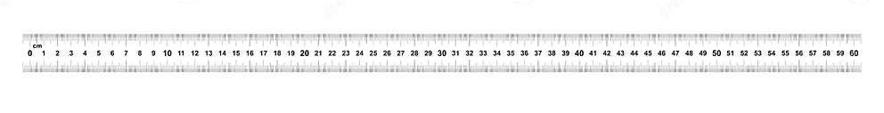 Double Sided Ruler 60 Centimeter or 600 Mm. Value Division 0.5 Mm ...
