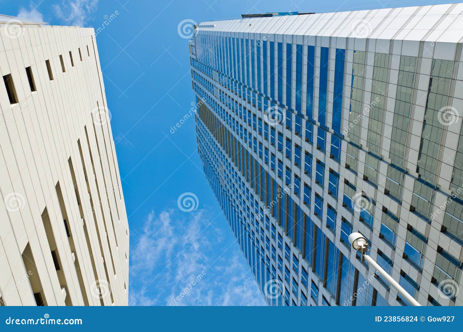 Double Skyscraper stock photo. Image of exterior, business - 23856824