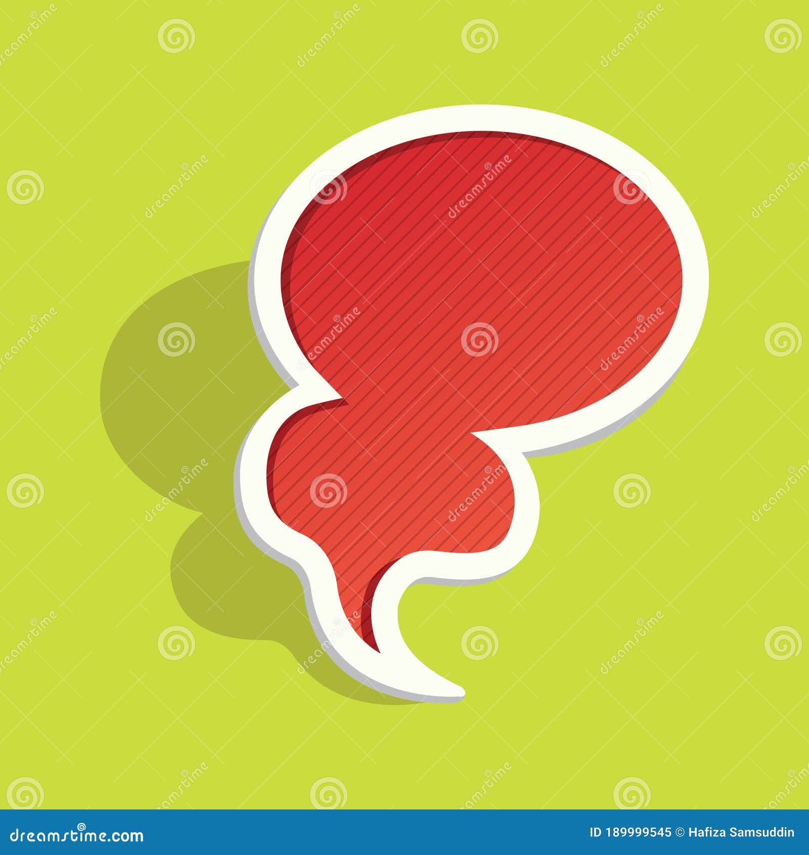 Double Speech Bubble. Vector Illustration Decorative Design Stock ...