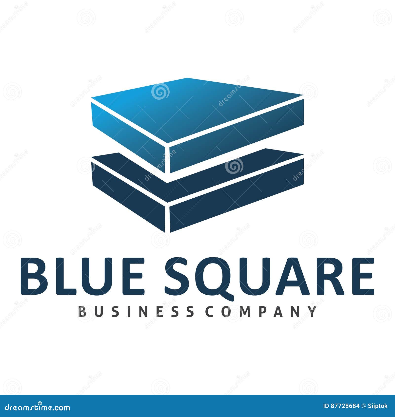 Double squre logo stock vector. Illustration of connection - 87728684