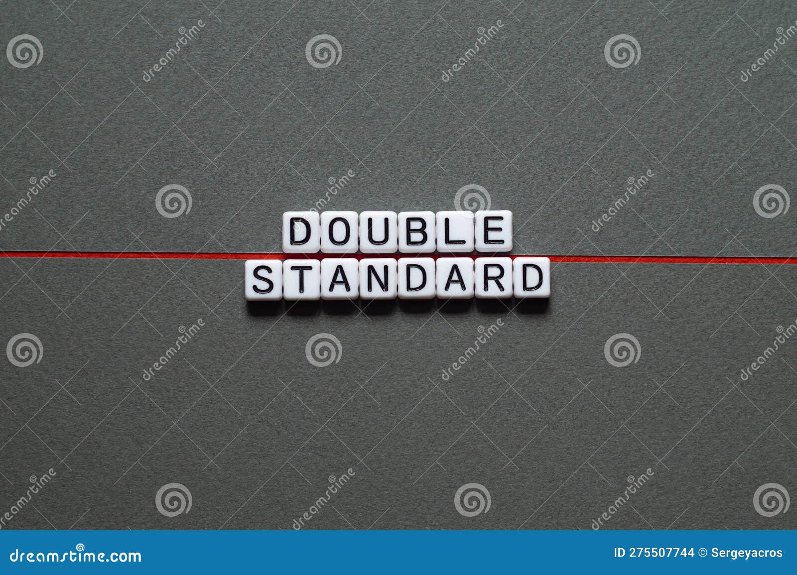 Double Standard - Word Concept on Cubes, Text Stock Photo - Image of ...