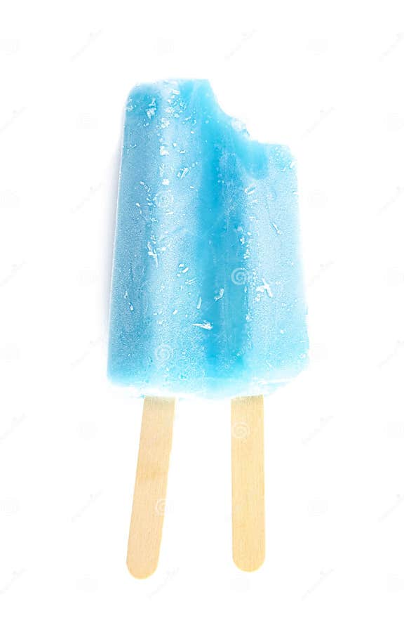 Double Stick Popsicle Isolated on a White Background Stock Image ...