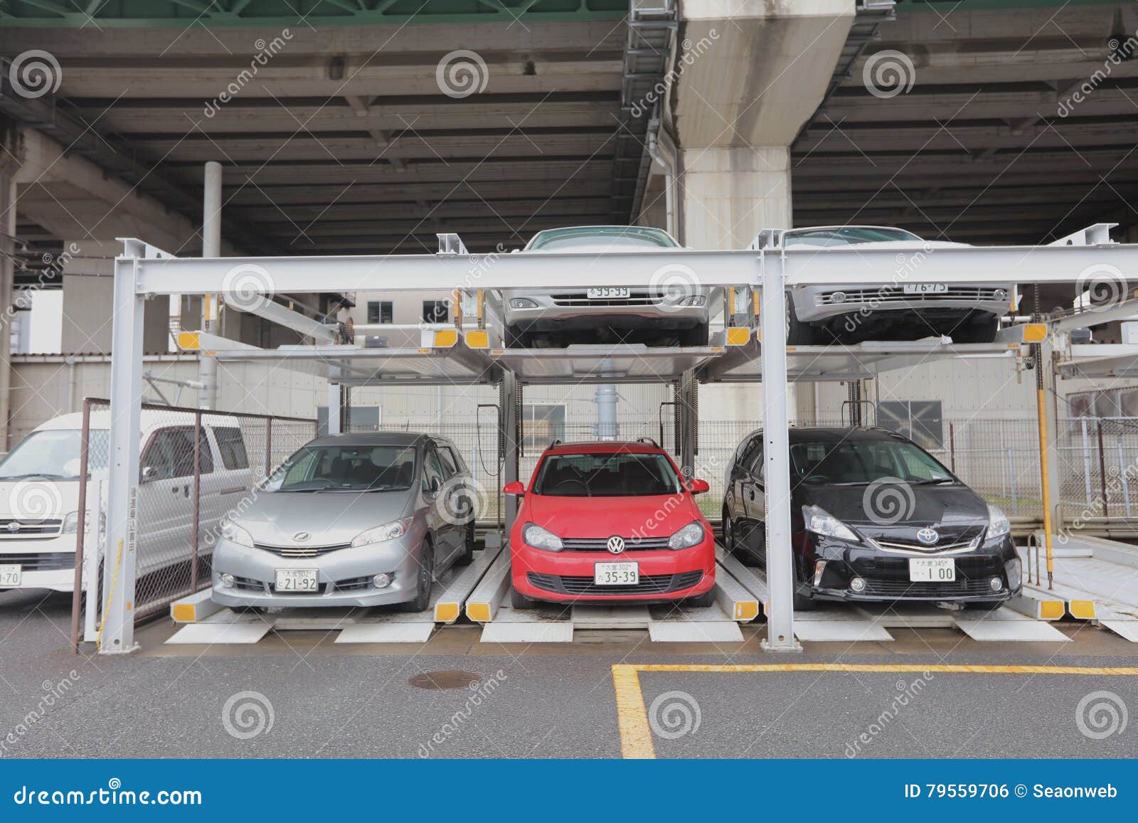 Double Story Parking in Japan Editorial Photo - Image of technology ...