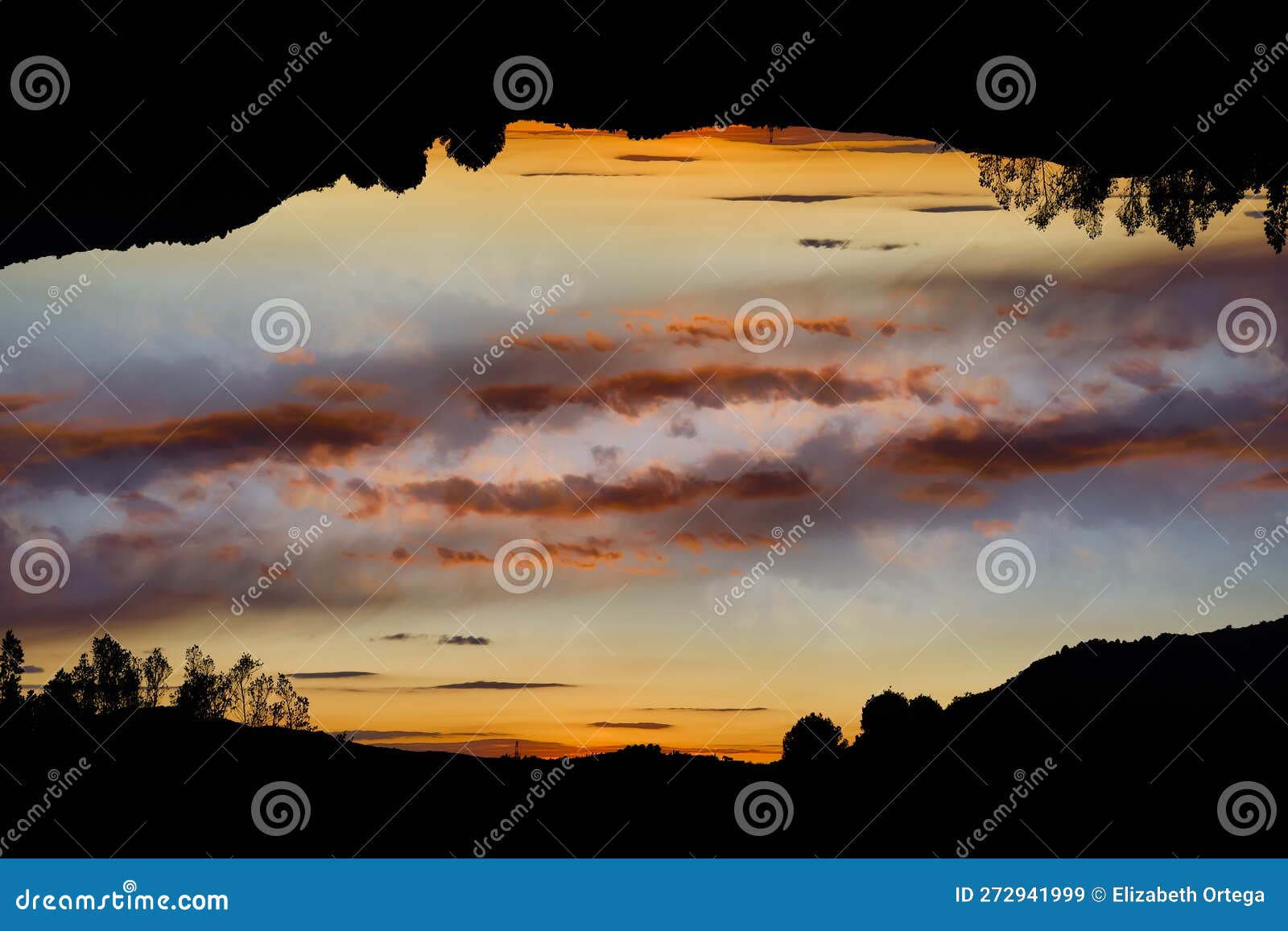 Double Sunset, Artistic Photography of the Sunset Falling Behind the ...