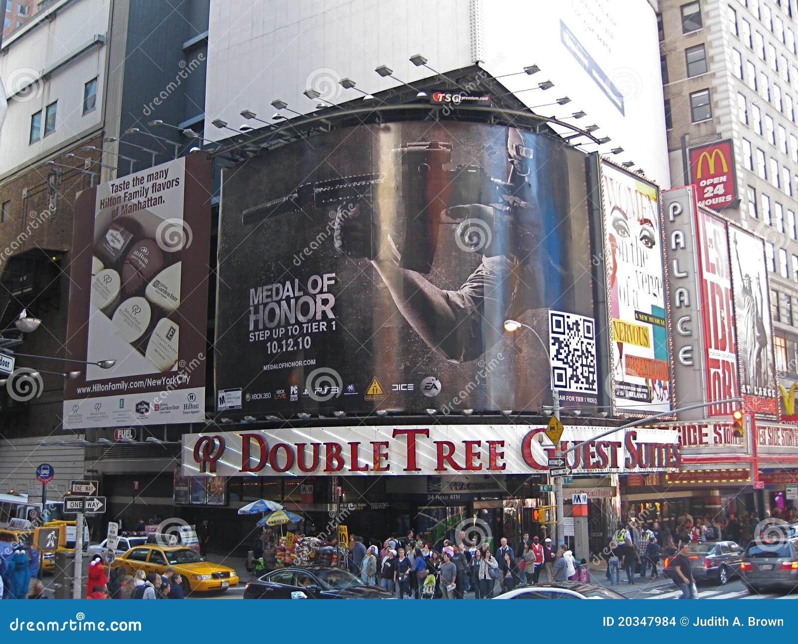 Double Tree Times Square editorial stock image. Image of beauty - 20347984