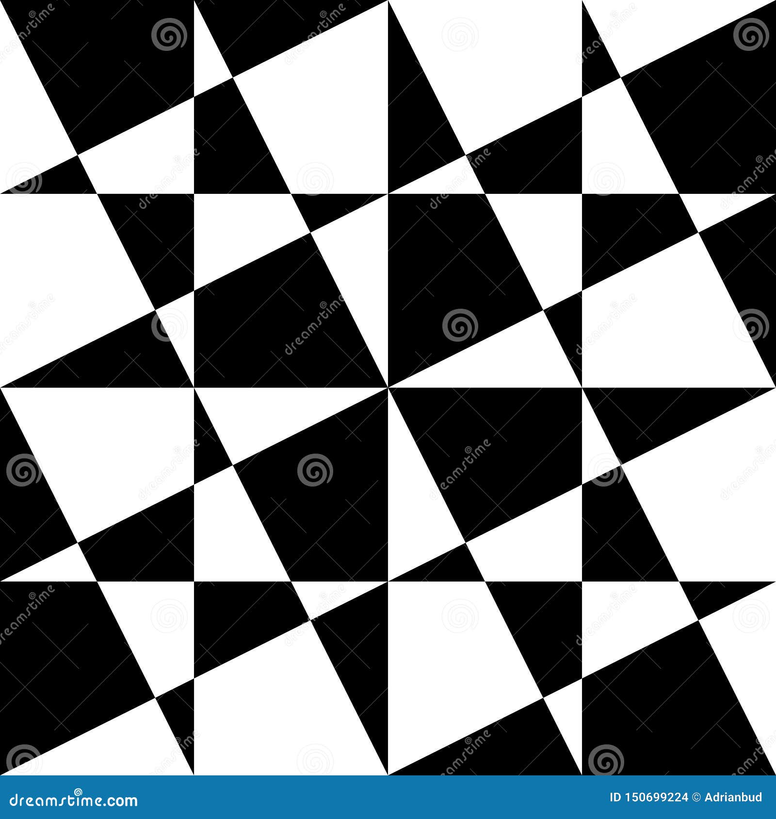 Triangle Inspired Texture Background, Continuous Cartoon Vector ...