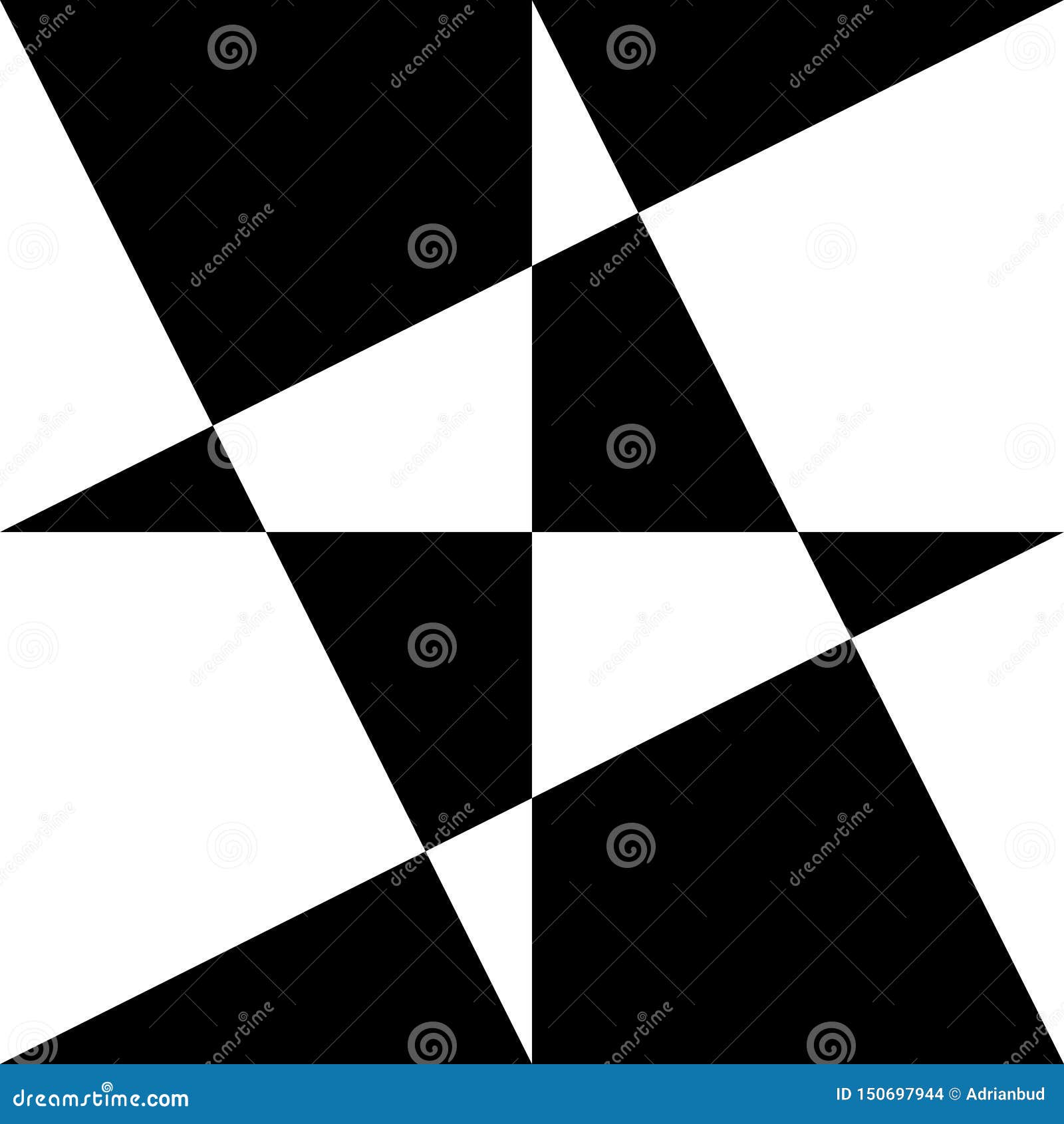 Triangle Inspired Texture Background, Continuous Cartoon Vector ...