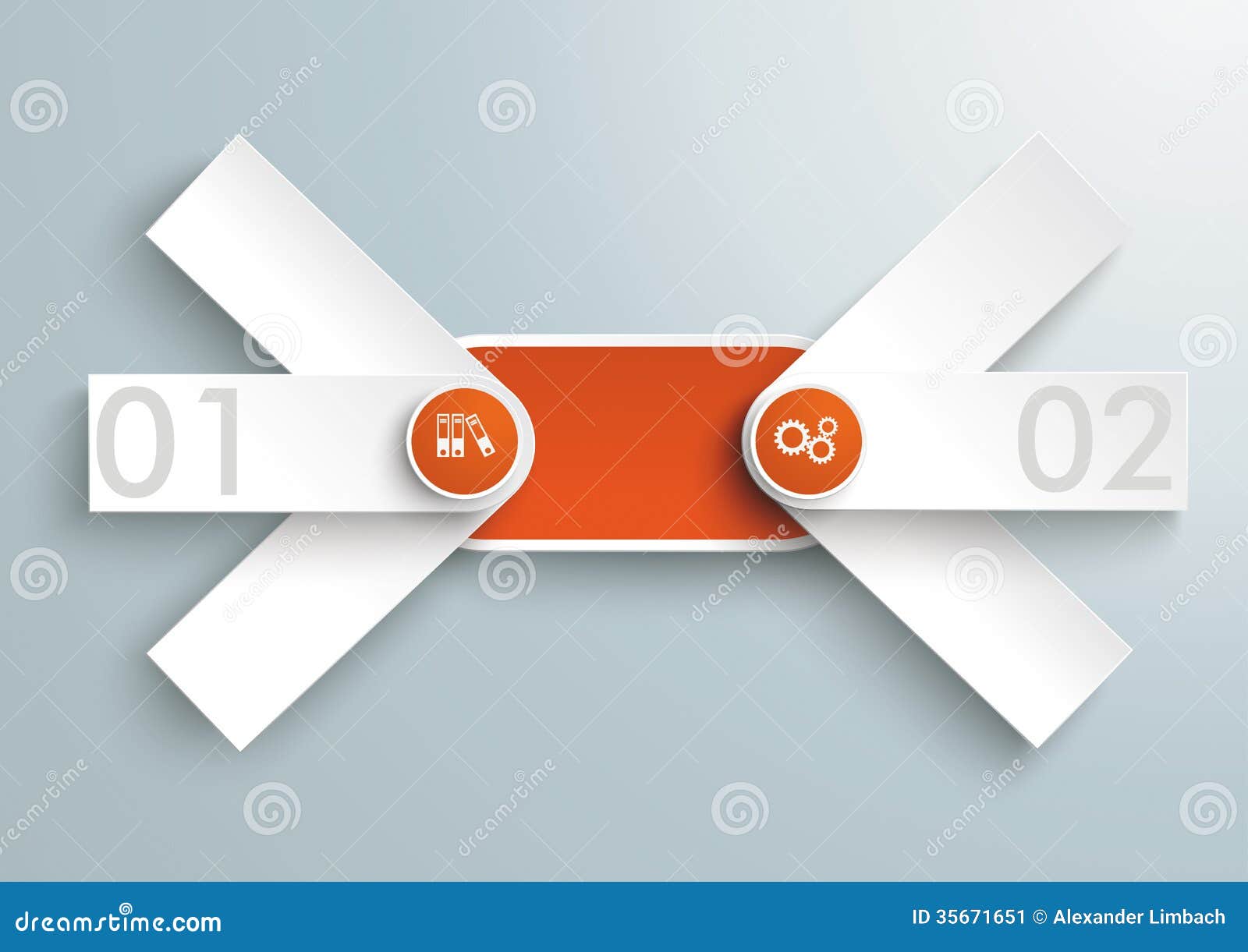 Double Triple Banner 2 Options PiAd Stock Vector - Illustration of ...