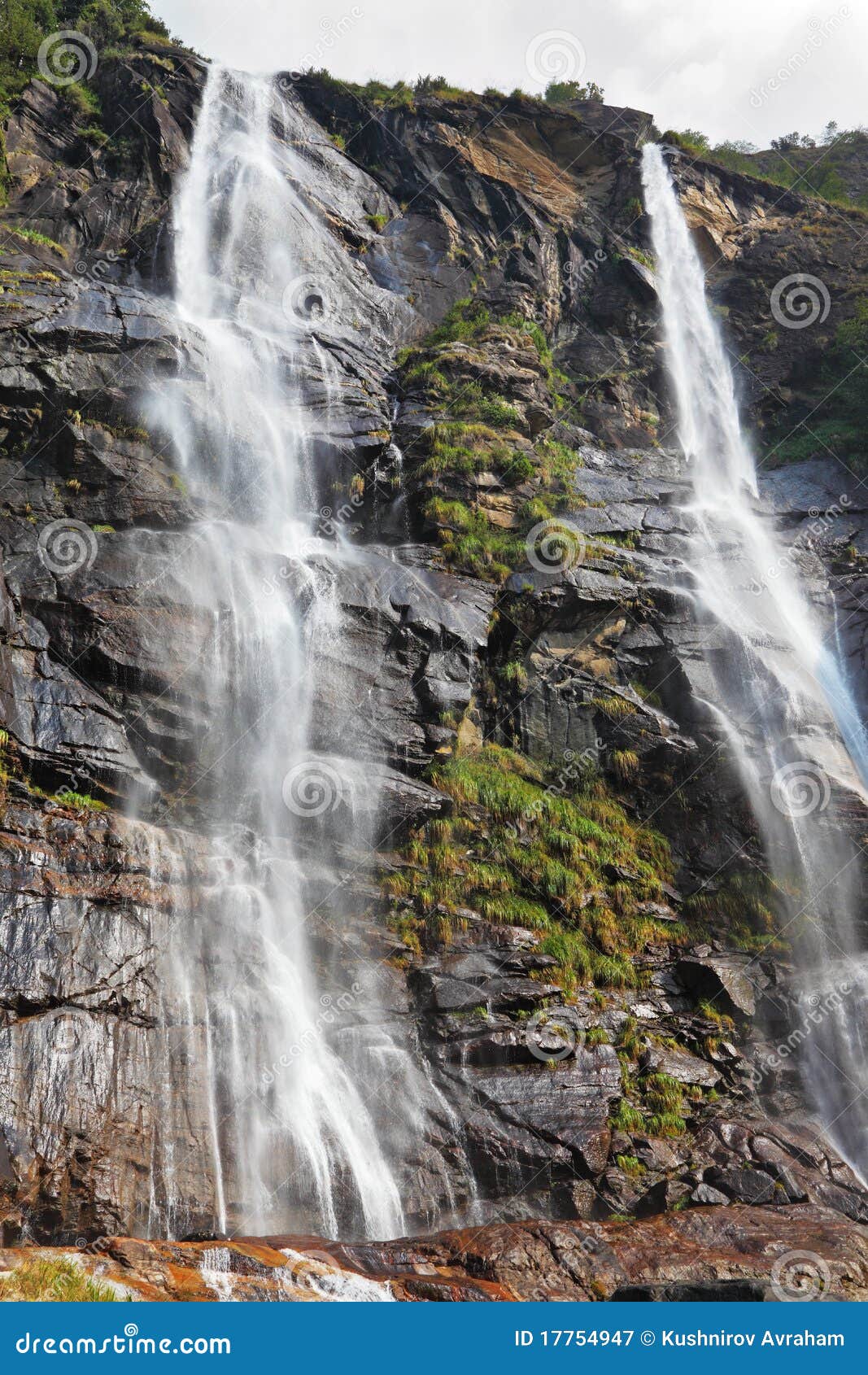 Double Waterfall Royalty-Free Stock Image | CartoonDealer.com #982324