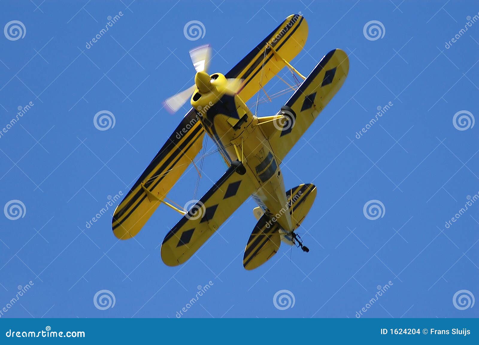 Double-wing airplane stock photo. Image of prop, airport - 1624204