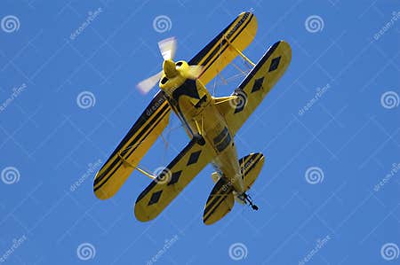 Double-wing airplane stock photo. Image of prop, airport - 1624204