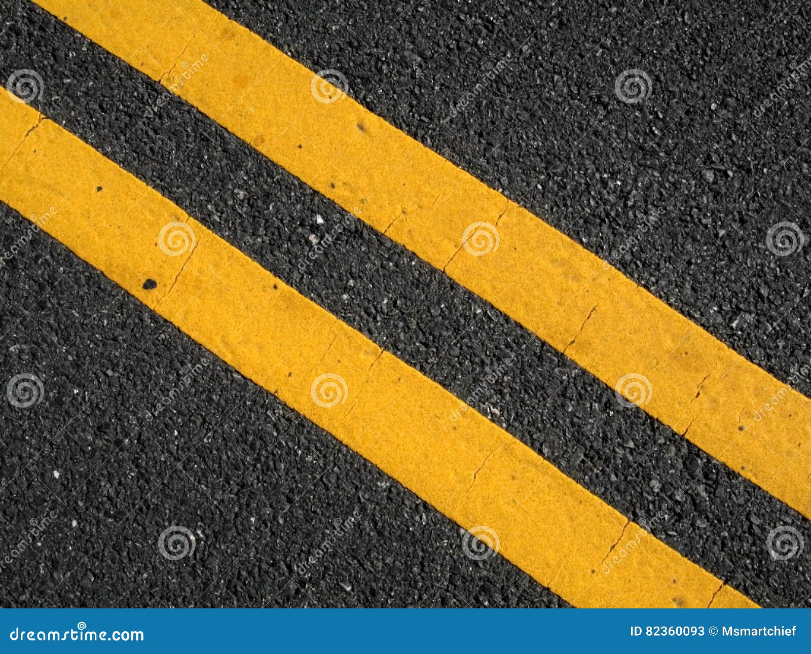 Double Yellow Lines stock image. Image of street, fresh - 82360093