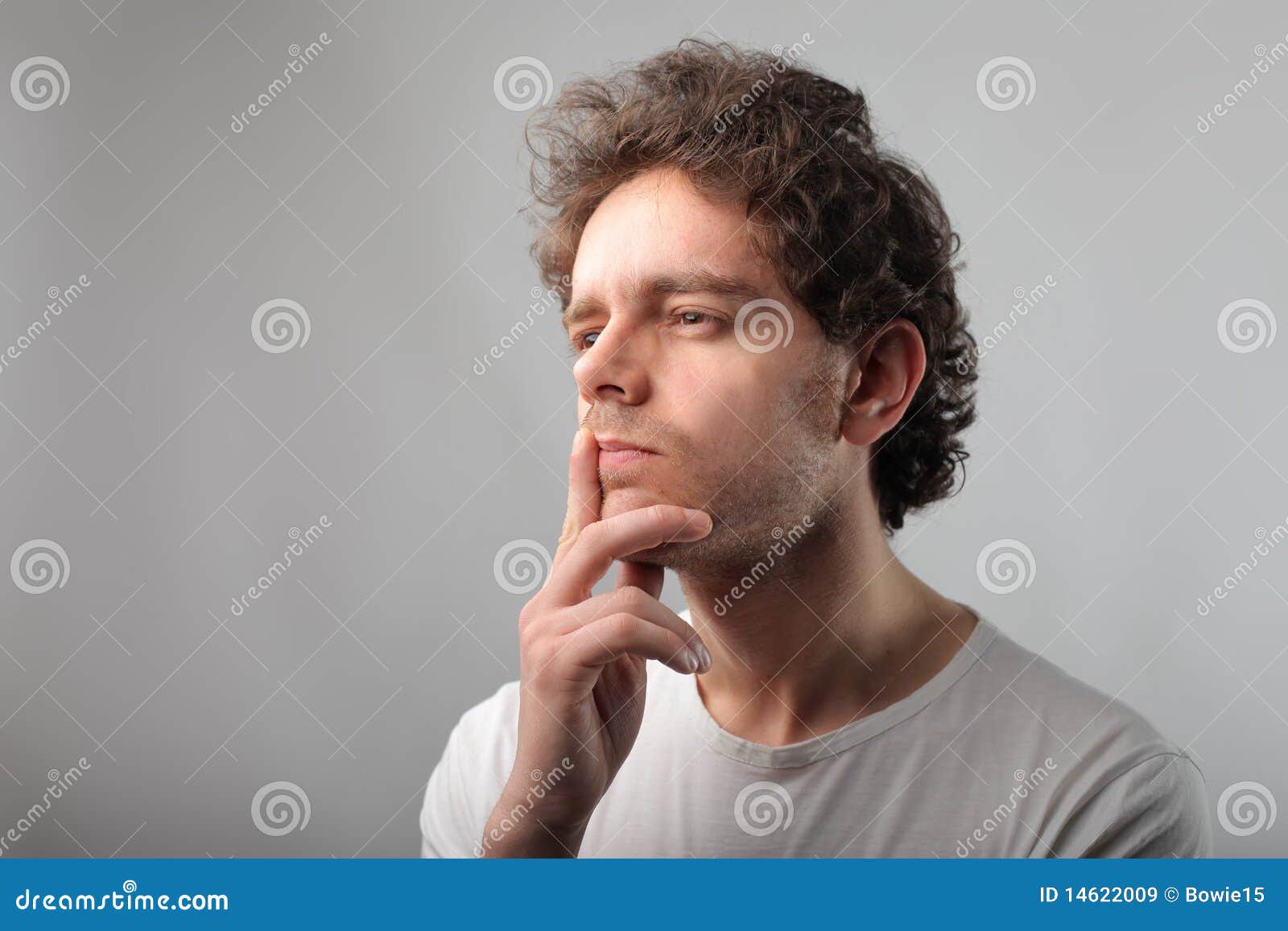 Doubt stock image. Image of hand, expression, doubt, young - 14622009