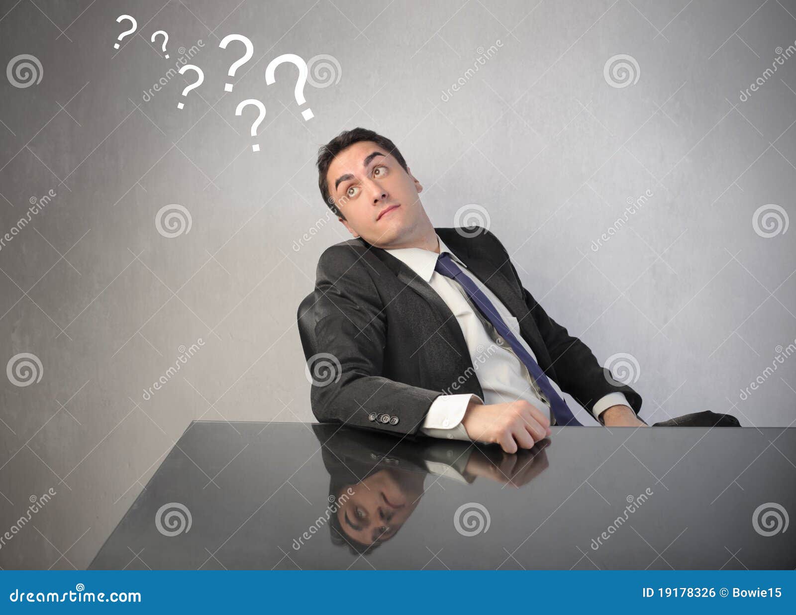 Doubt stock photo. Image of white, doubt, adult, question - 19178326