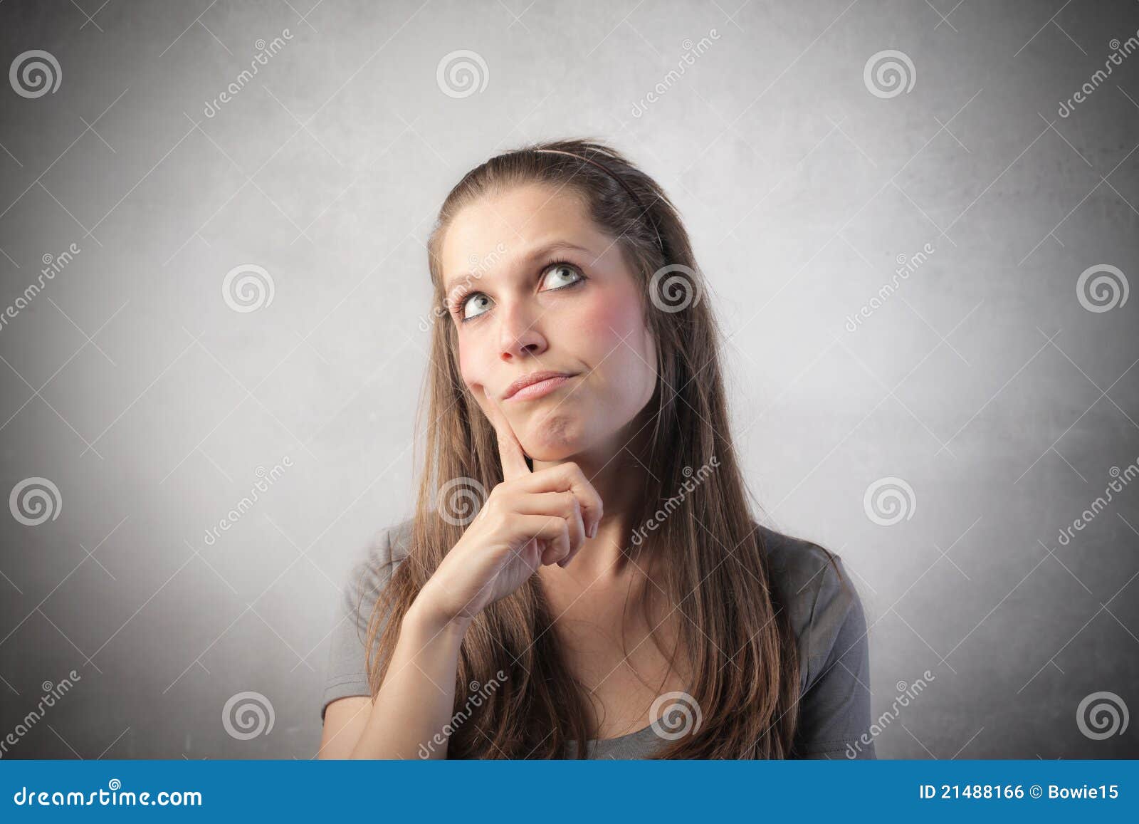 Doubt stock photo. Image of portrait, idea, cerebrum - 21488166