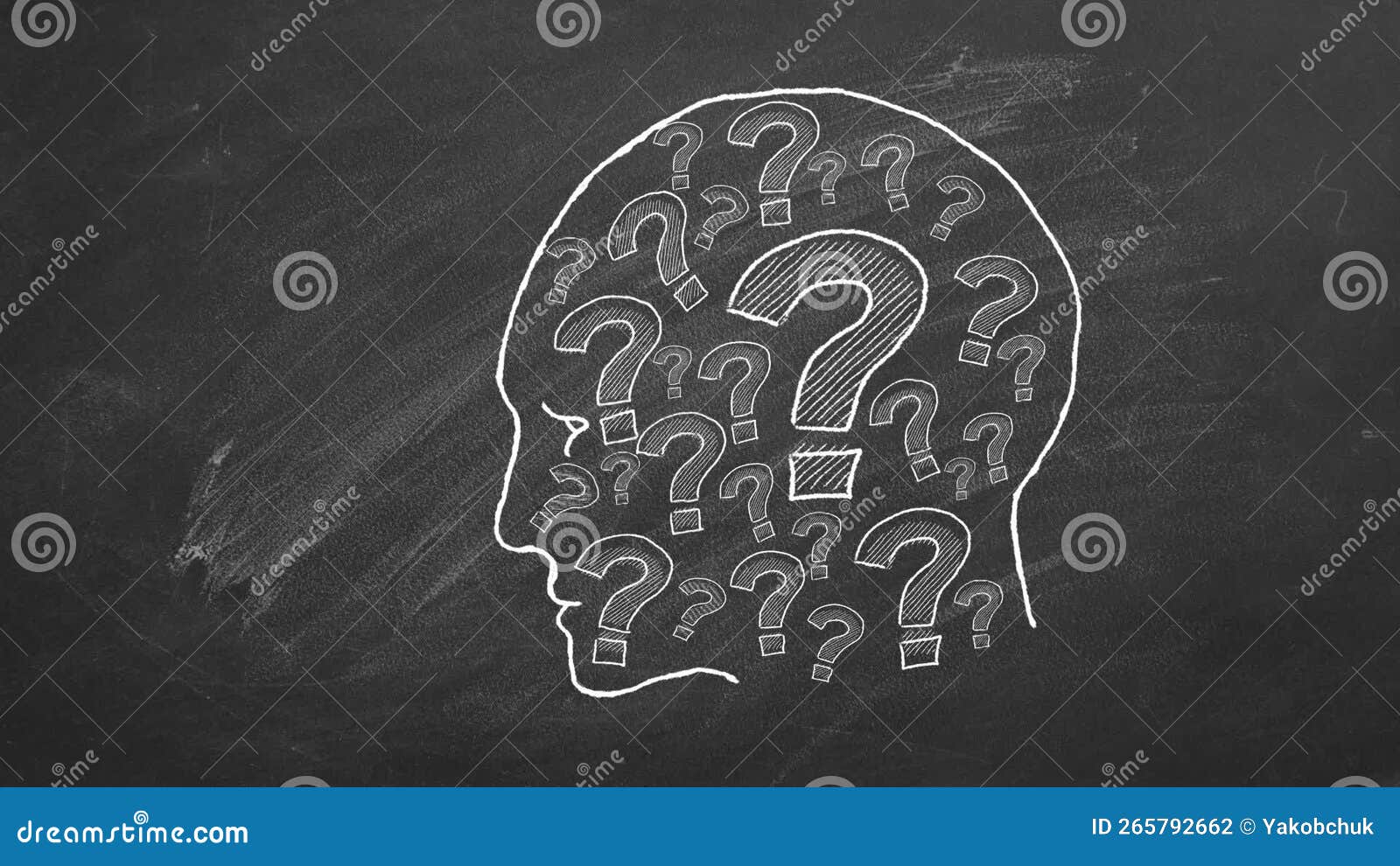 Doubt Concept. Conceptual Illustration Stock Footage - Video of concept ...