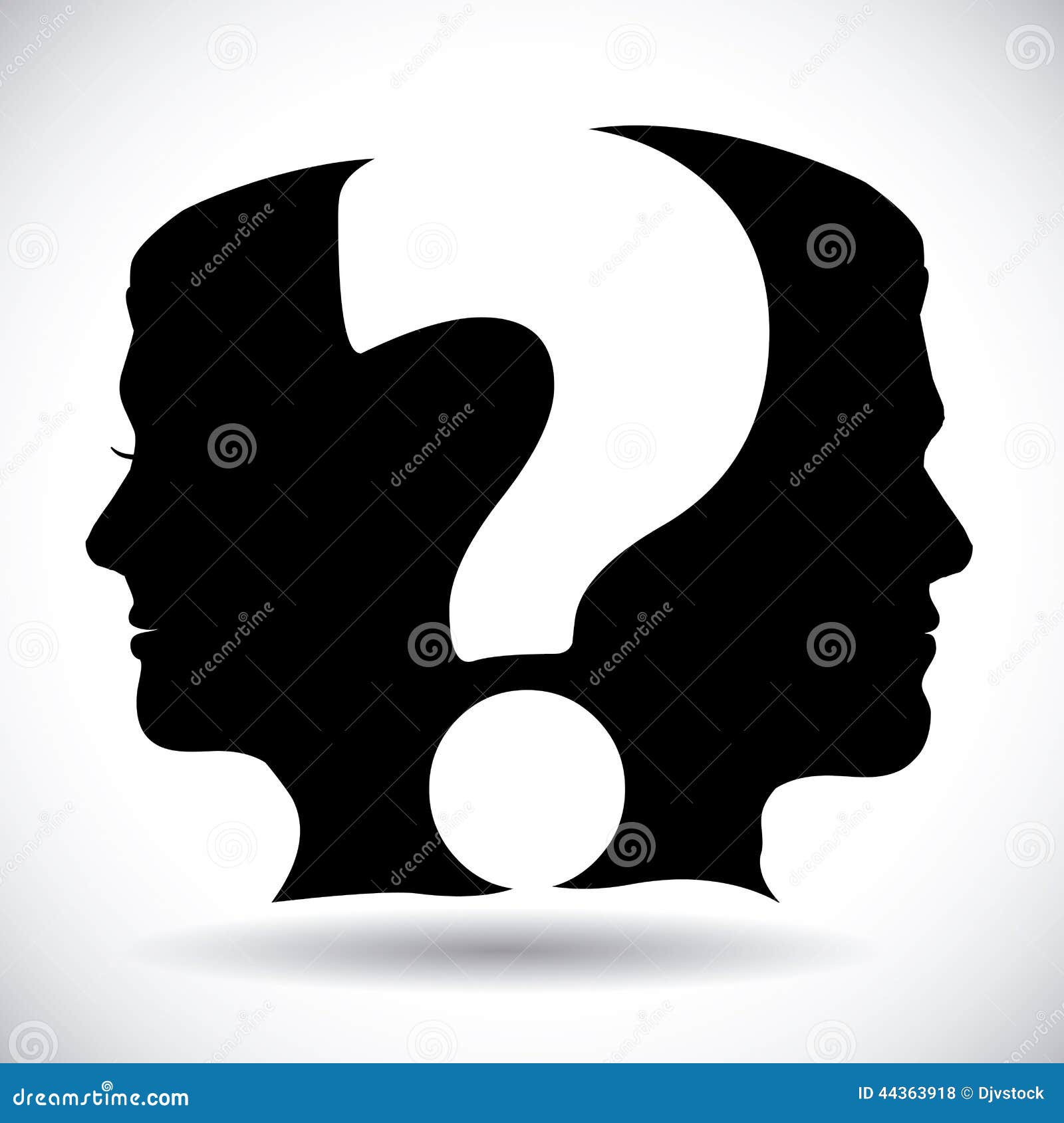 Doubt stock vector. Illustration of graphic, enigmatic - 44363918