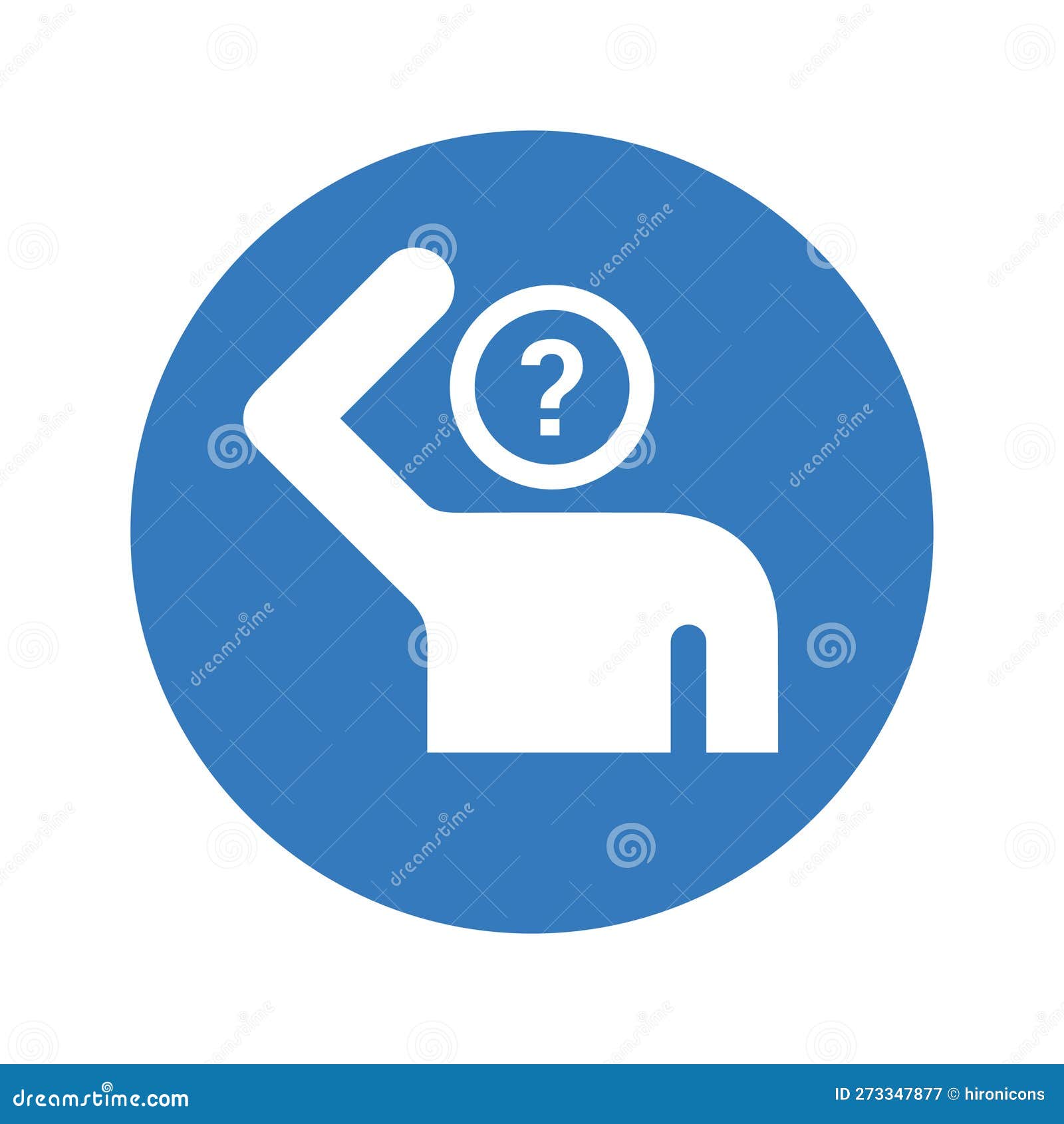 No Doubt Icon. Thin Linear No Doubt Outline Icon Isolated On White ...