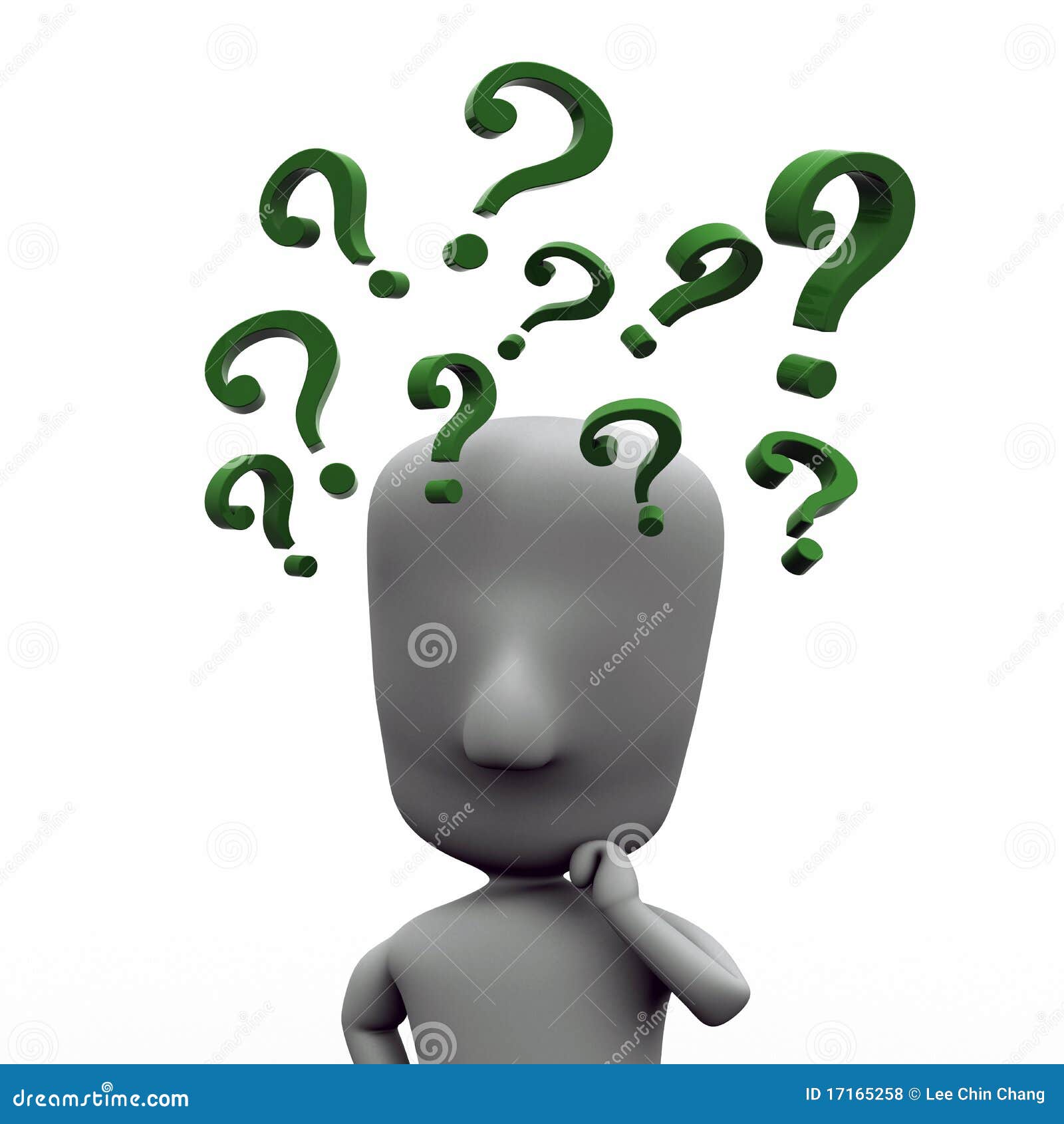 In doubt and lost stock illustration. Illustration of understand - 17165258