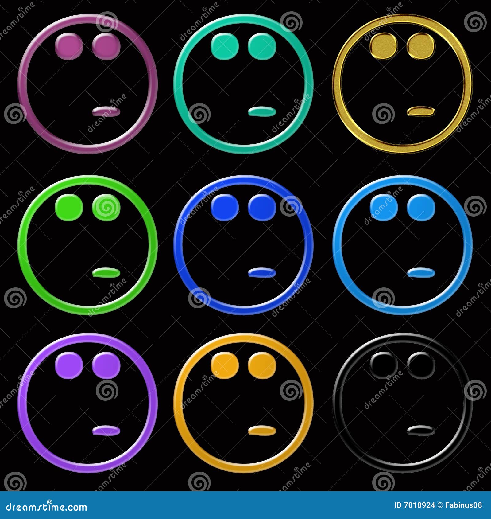 Doubt smiley stock illustration. Illustration of cartoons - 7018924