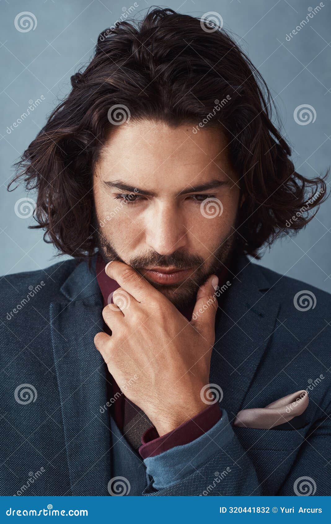 Doubt, Thinking and Business Man Planning Future, Solution and Salesman ...