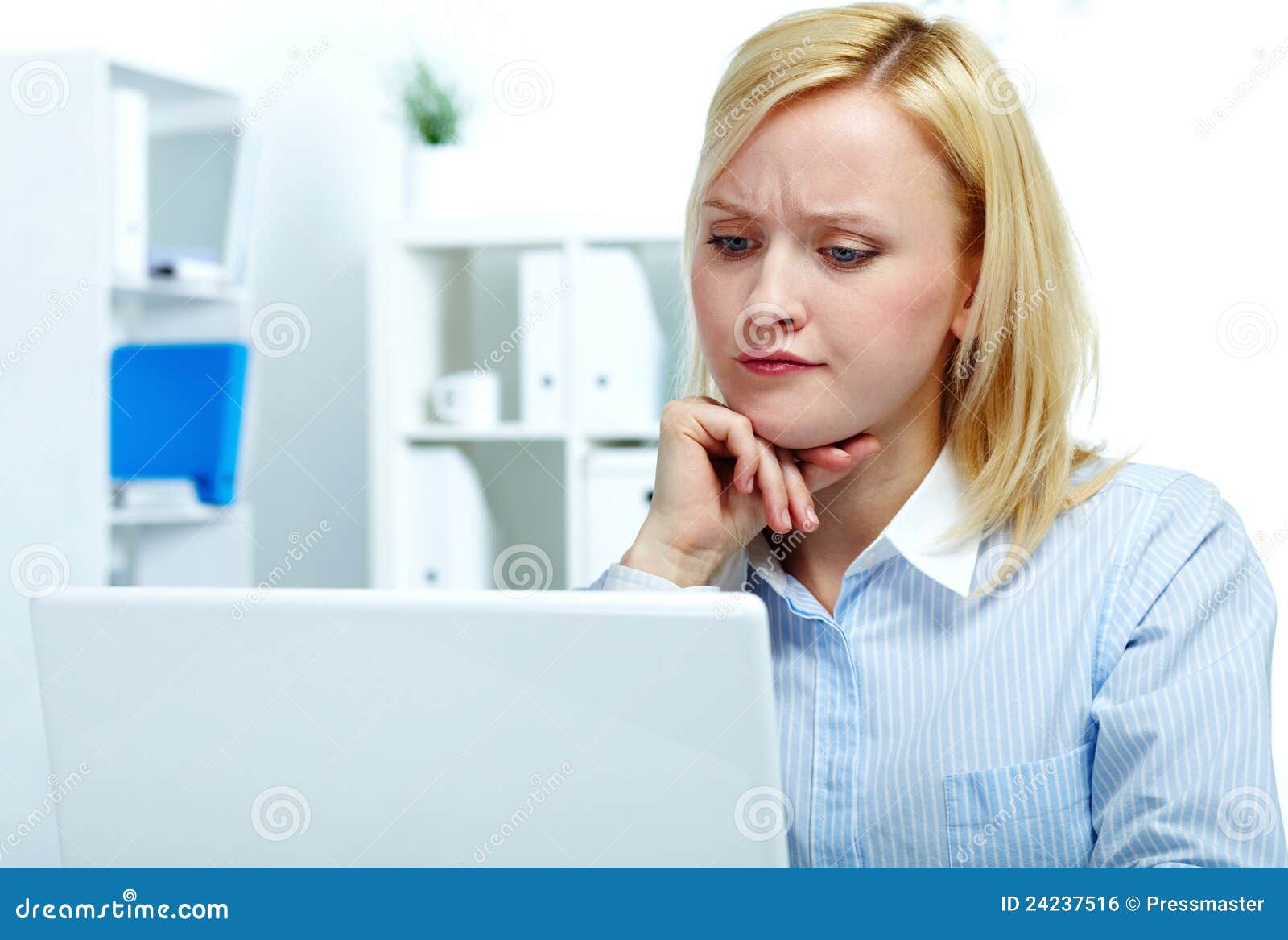 Doubted woman stock photo. Image of corporate, education - 24237516