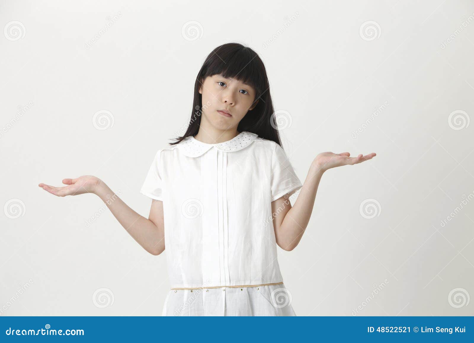 Doubtful stock image. Image of studio, look, young, thoughtful - 48522521