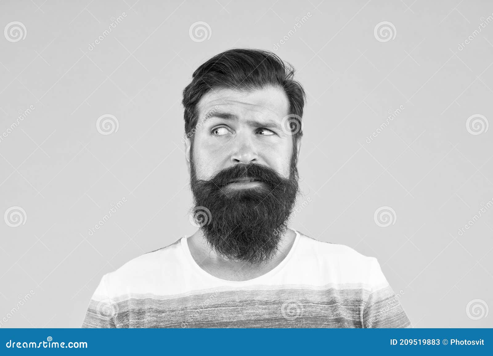 Doubtful Expression. Cunning Face. Interesting Idea. Guy Thinking. on ...