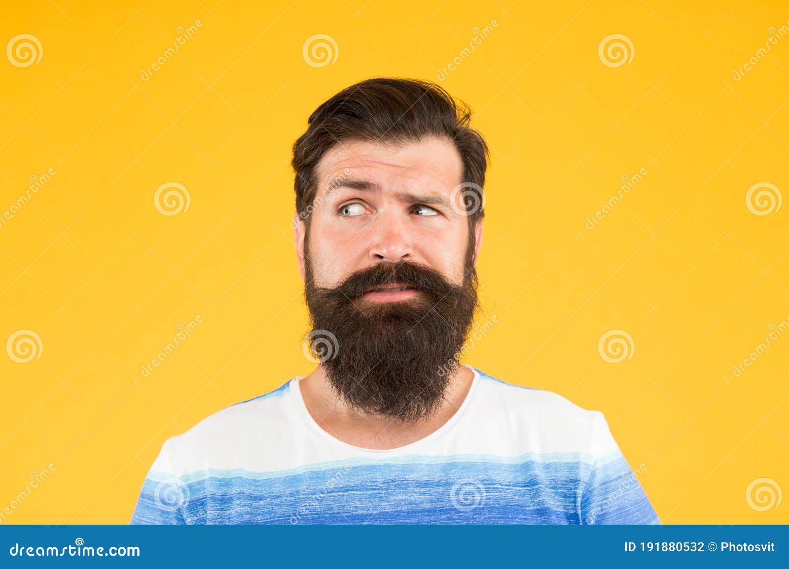 Doubtful Expression. Cunning Face. Interesting Idea. Guy Thinking. on ...