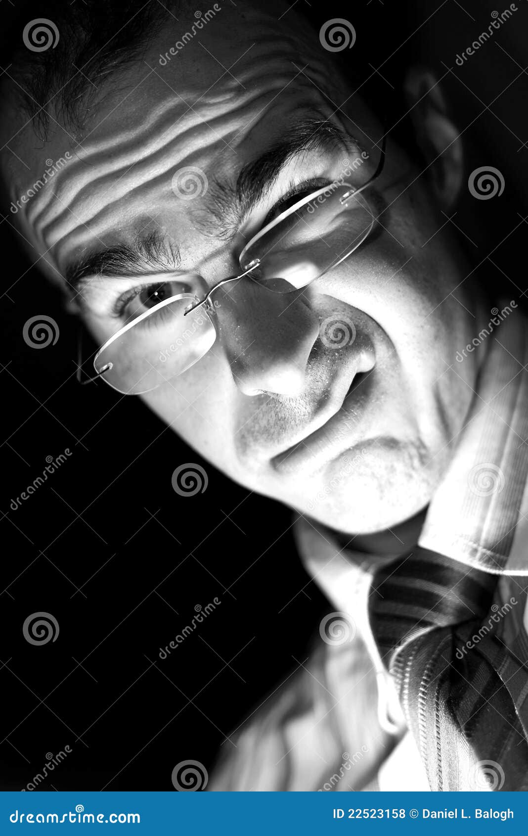 Doubtful Man stock photo. Image of young, harsh, doubt - 22523158