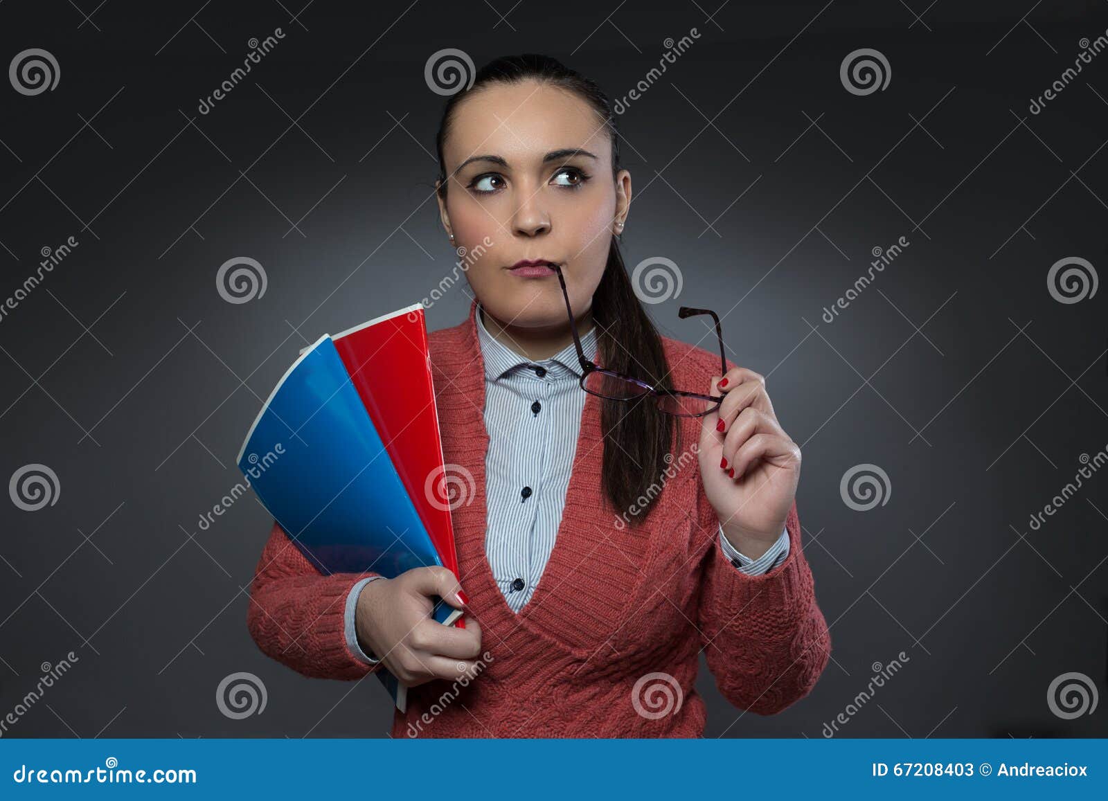 Doubtful student stock image. Image of looking, learning - 67208403