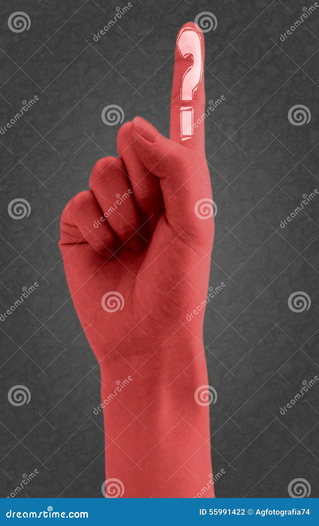 Doubtfully stock photo. Image of flag, solve, hand, mark - 55991422
