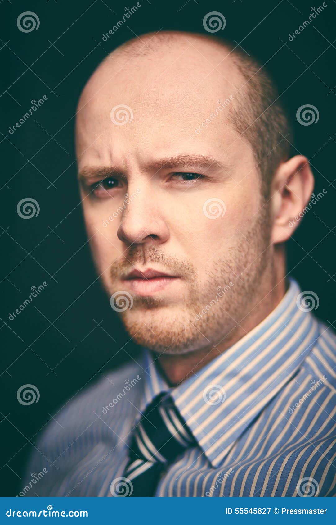Doubting man stock image. Image of close, businessperson - 55545827