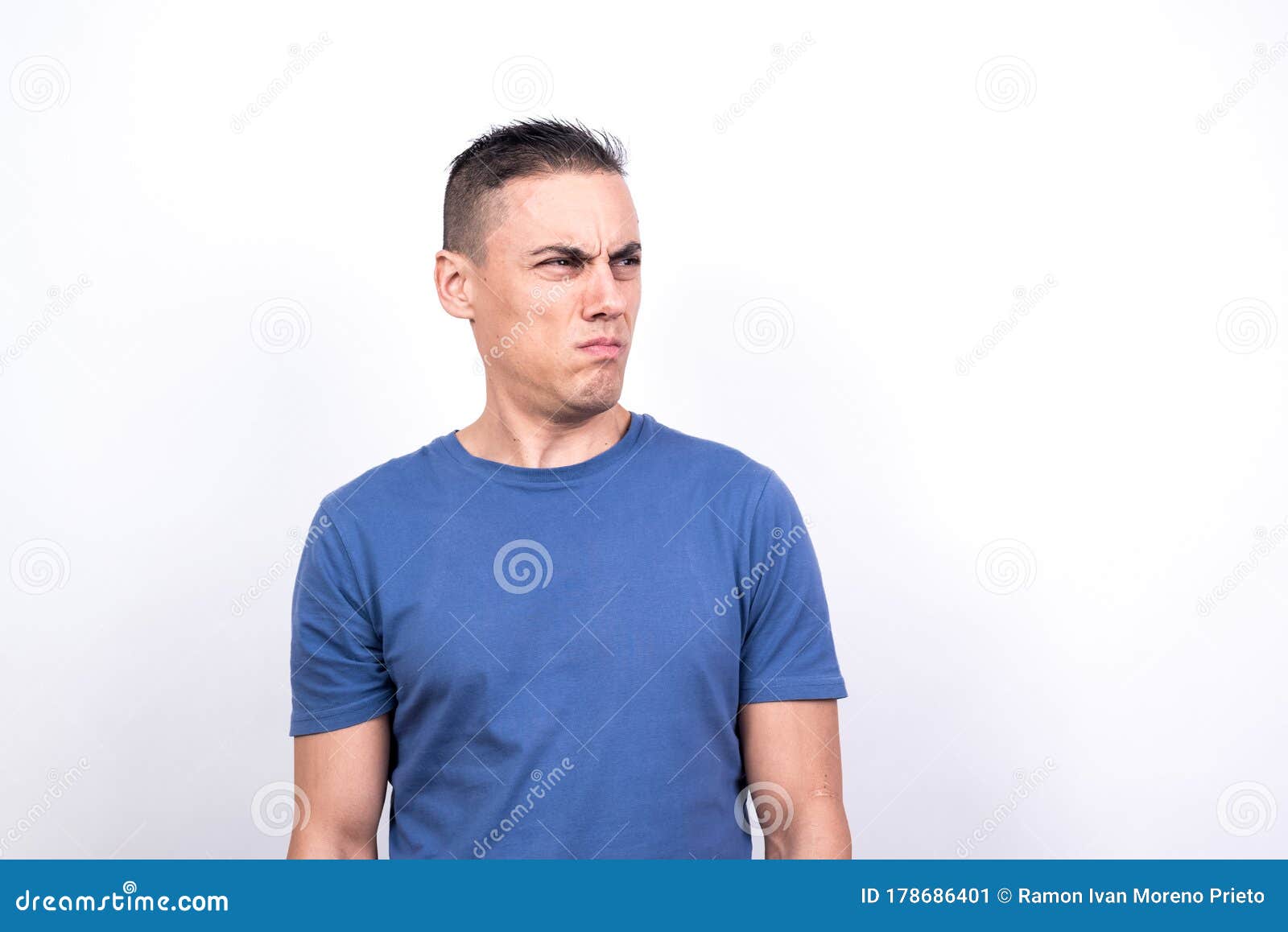 Doubting man stock image. Image of puzzled, middle, isolated - 178686401