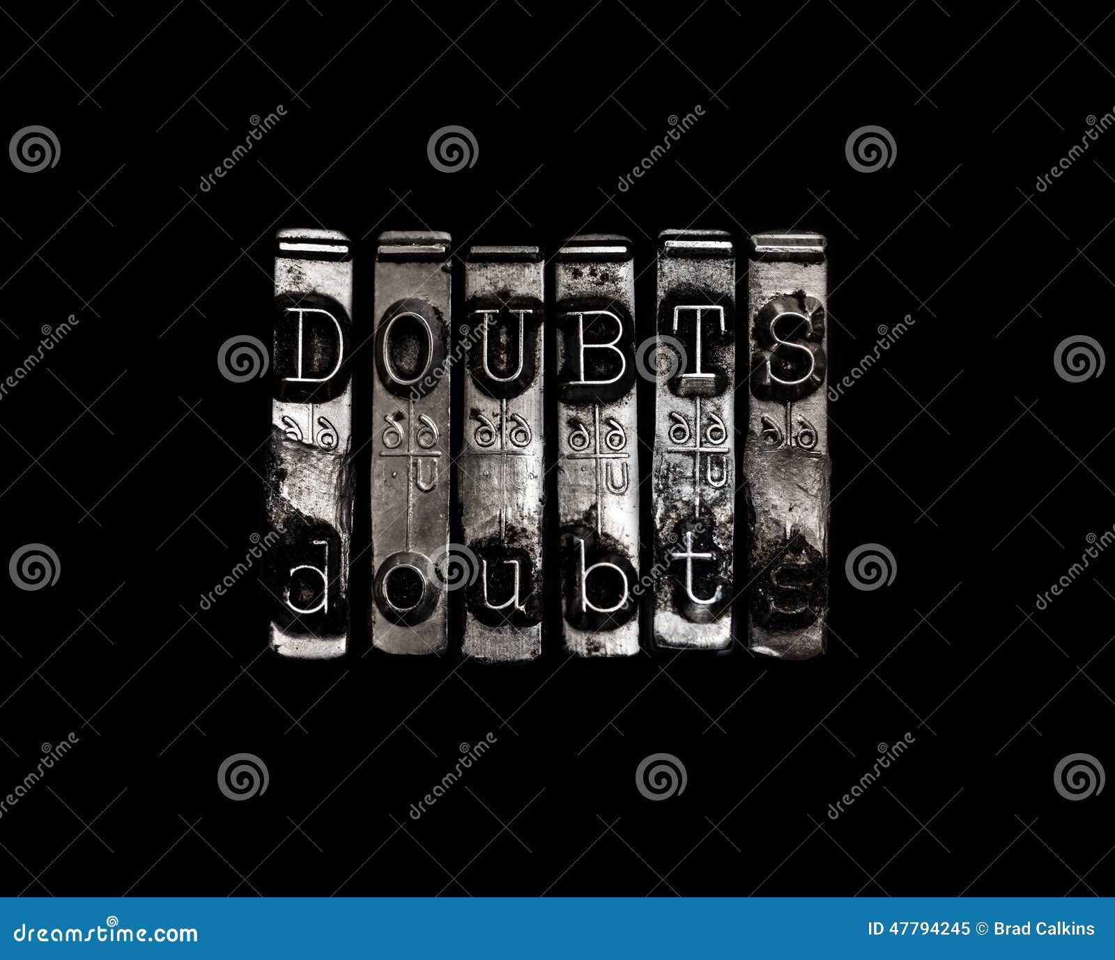 Doubts stock image. Image of unsure, black, weak, word - 47794245